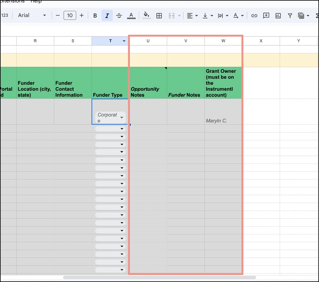 Easy To Use Grant Tracker Spreadsheet [Template] | Instrumentl